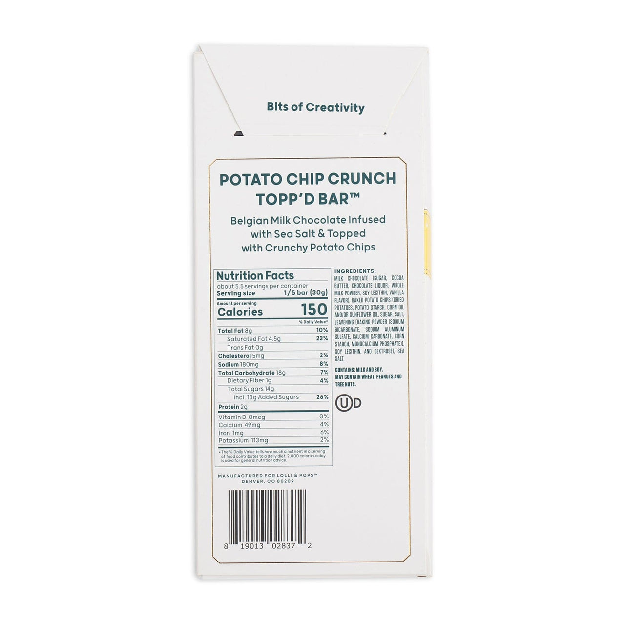 Potato Chip Crunch Topp'd Bar – Lolli and Pops