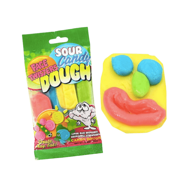 Sour Candy Face Mega Tube Sour Candy: Five Feet Of Sour Powdered