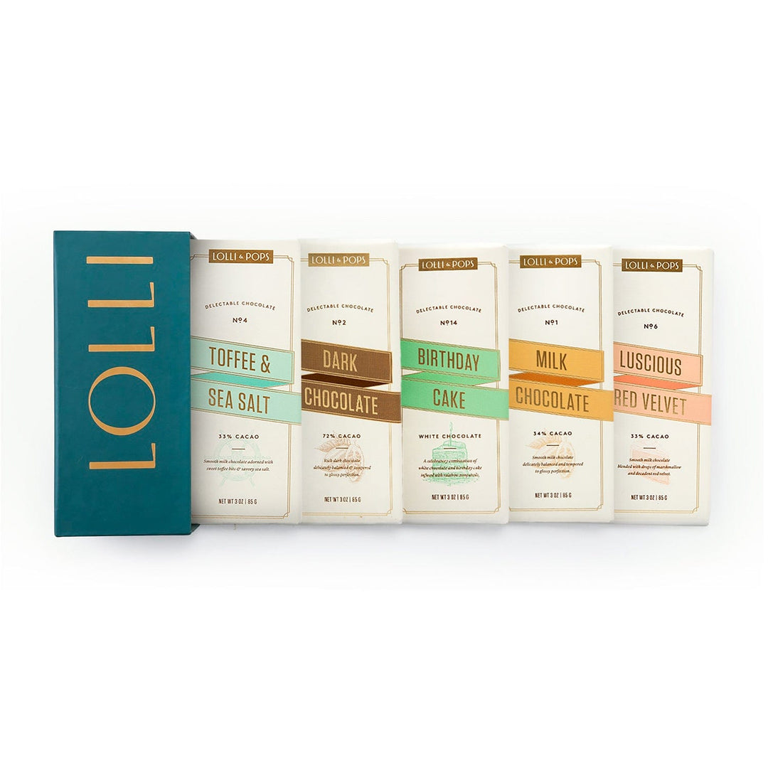 Lolli and Pops Signature Selection Chocolate Bar Gift Set
